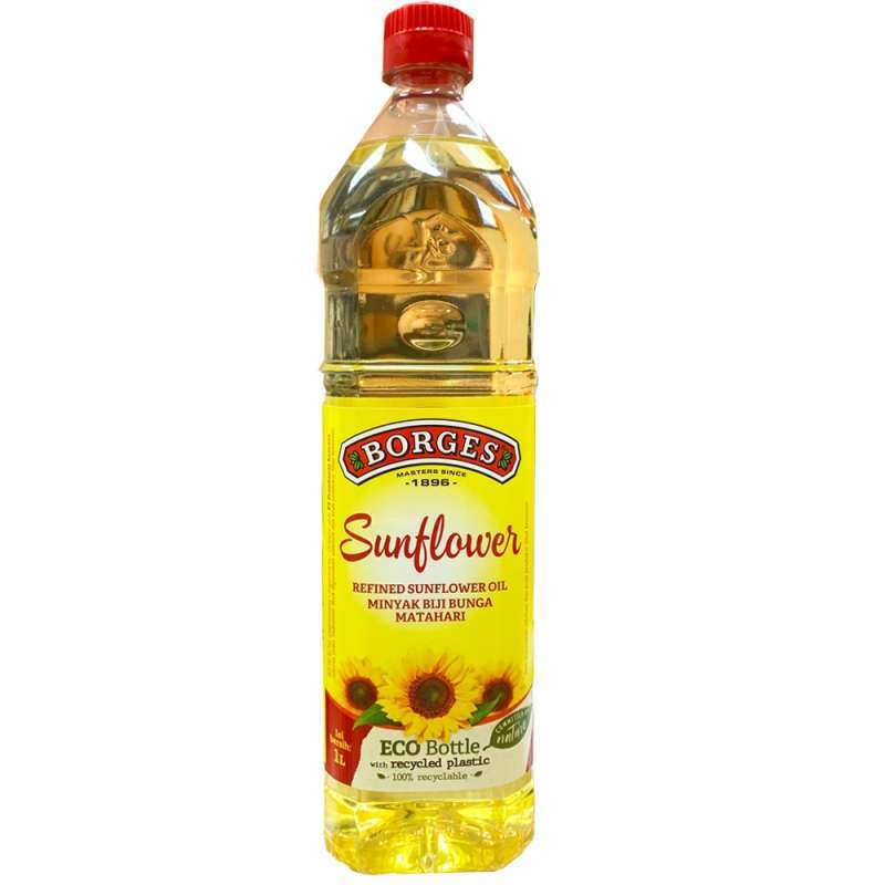 Jual BORGES Sunflower Oil 1 Liter Minyak Bunga Matahari di Seller ...
