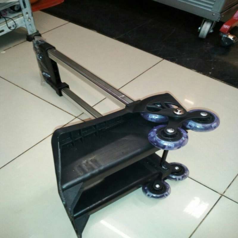 Jual Trolley 3 roda / tiga roda buat sekolah anak - Hitam di Seller ...