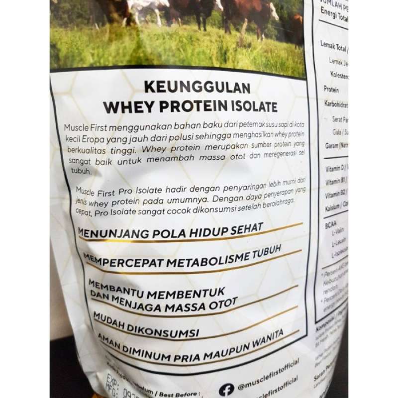 Jual Muscle First Whey Protein Pro Isolate M1 5 Lbs Gold Standard 2267 ...