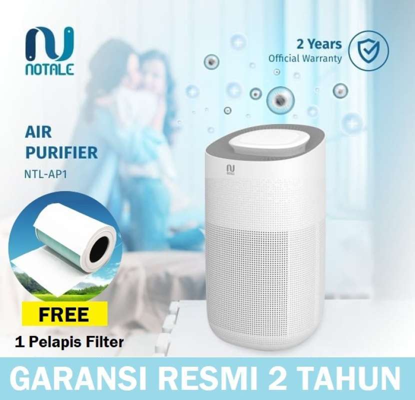 Promo [GARANSI 2 TAHUN] Notale Air Purifier with HEPA UV Sterilizer Up ...