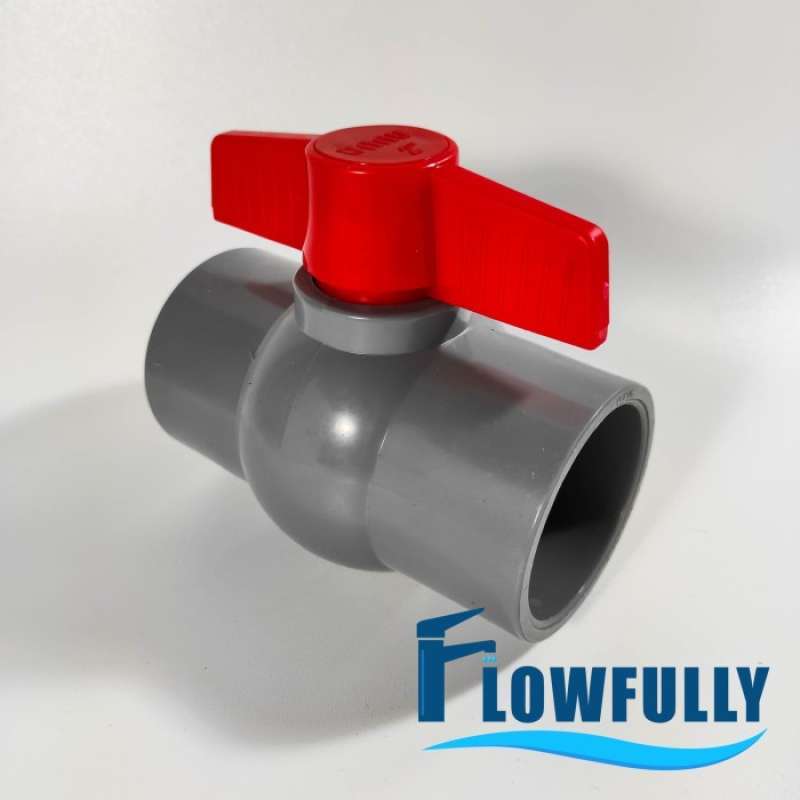 Jual BALL VALVE PVC POLOS 2 inch UNNU PVBV01 STOP KRAN di Seller ...