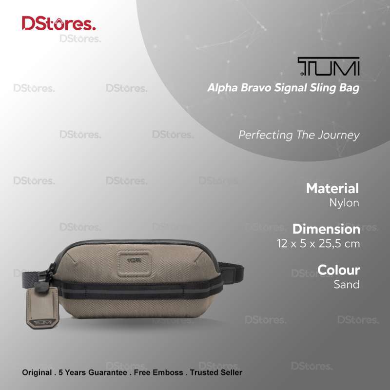 Promo TUMI Alpha Bravo Signal Sling Bag - Sand Diskon 1% di Seller Dstores Men Official Store ...