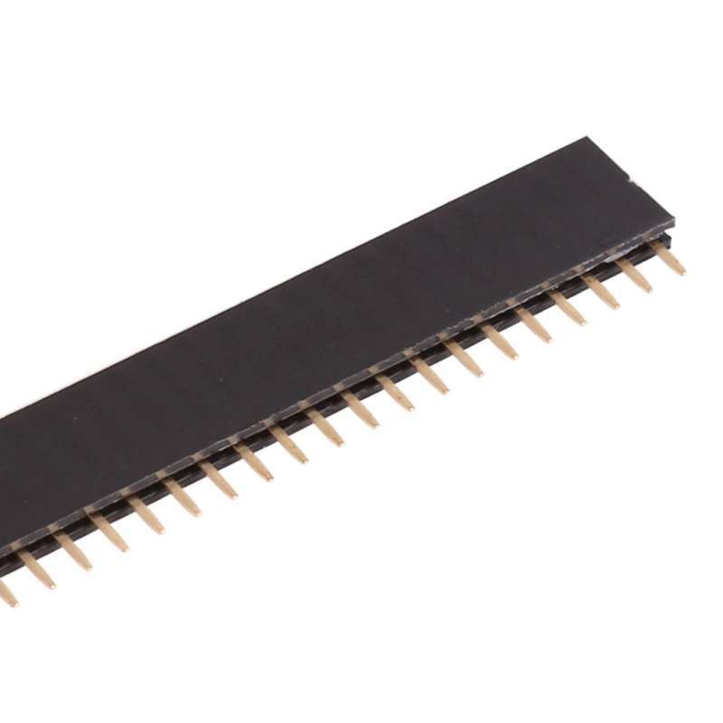 Jual Pin Header Female Single Row 1 X 40 Lurus Straight 2.54mm ...