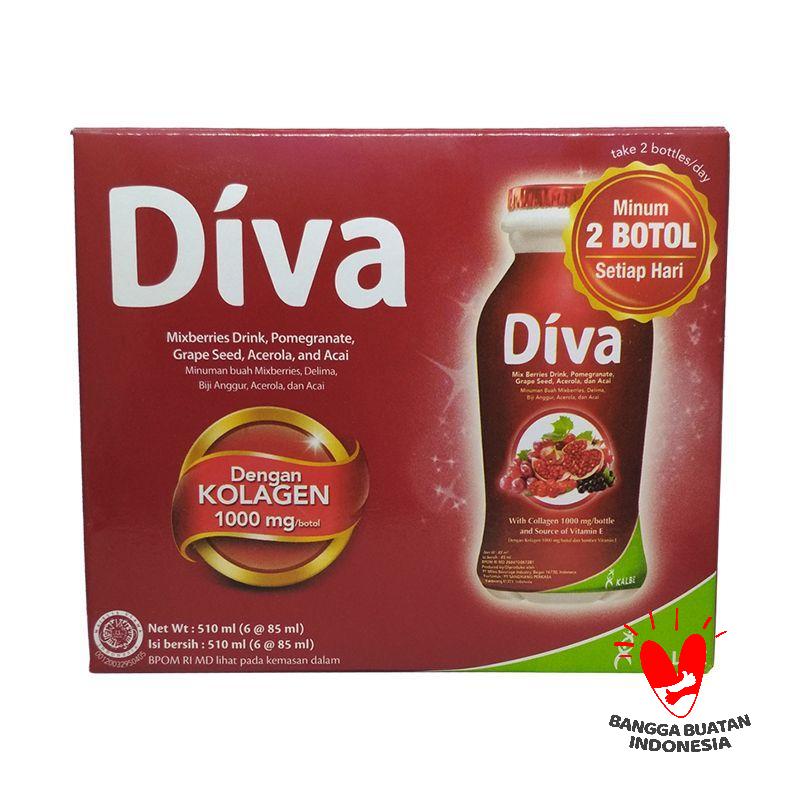 Jual Kalbe Diva Beauty Drink [6 Botol@85 ml] di Seller MEL THE SHOP ...
