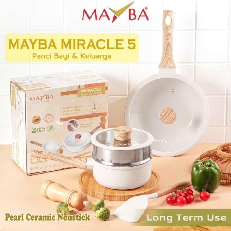 Promo PANCI SET MAYBA MIRACLE 5 PIECE Adalah koleksi cookware set ...