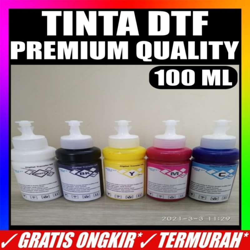 Promo Dtf Tinta Dtf White Ink Dtf Pet Film Dtf Powder Dtf Cleaner A3 ...