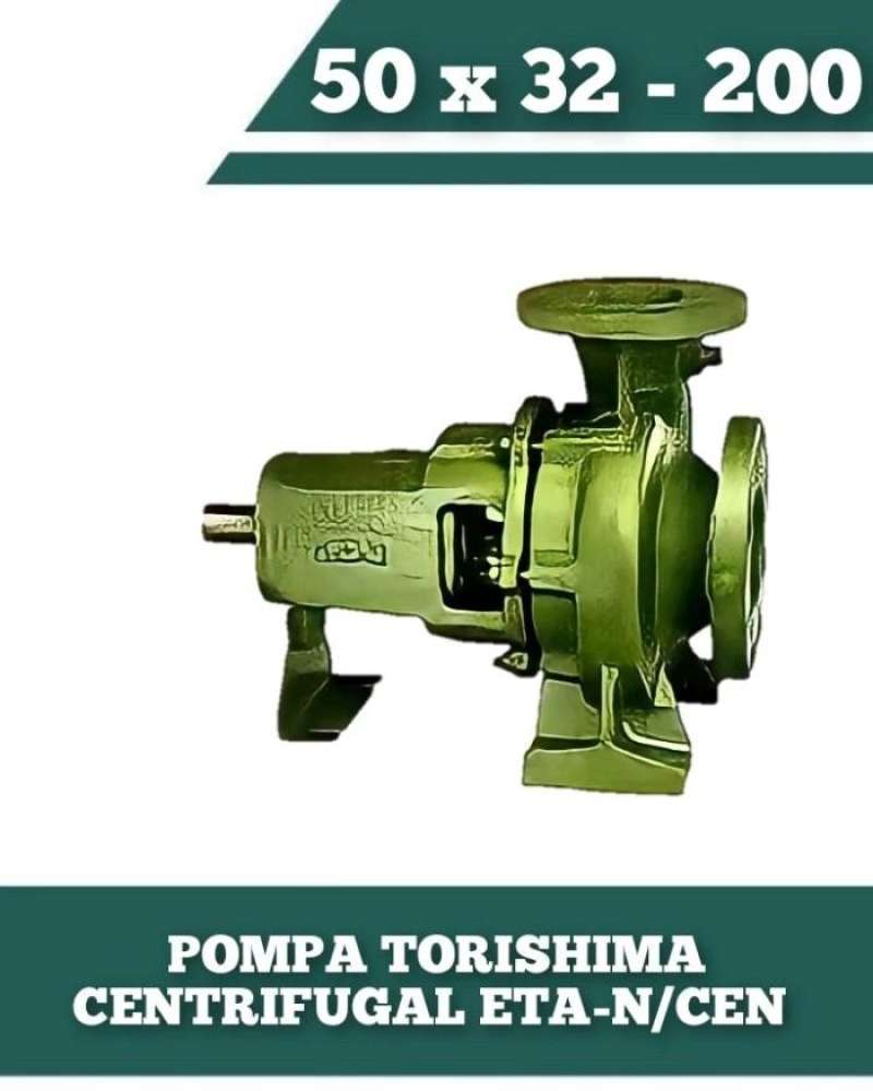 Jual POMPA TORISHIMA CENTRIFUGAL ETA-N/CEN 50X32-200 IMPELLER BC6 di ...