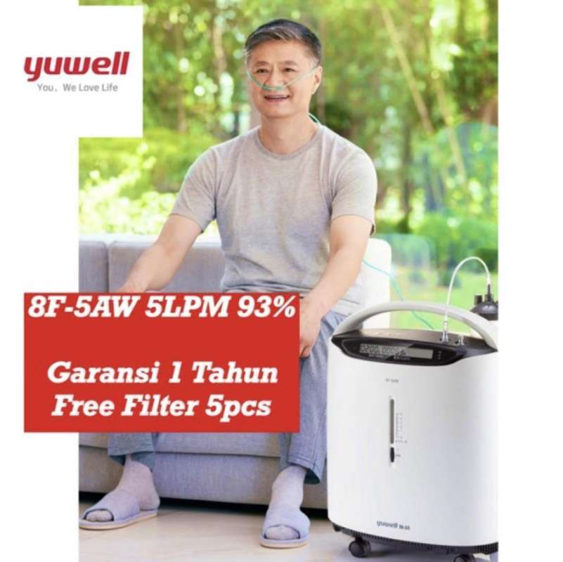 Jual Yuwell 8F-5AW Oxygen Concentrator 5LPM Medical Standart di Seller ...