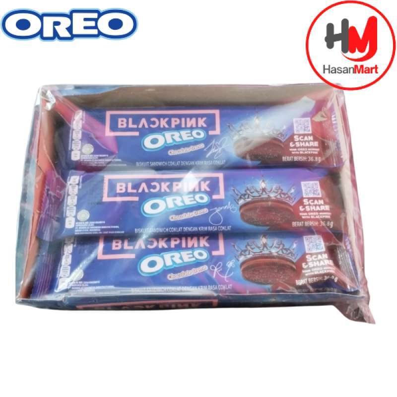 Promo Oreo Cokelat / Chocolate isi 4 biskuit @ 36,8 gr [1 Box isi 12 ...