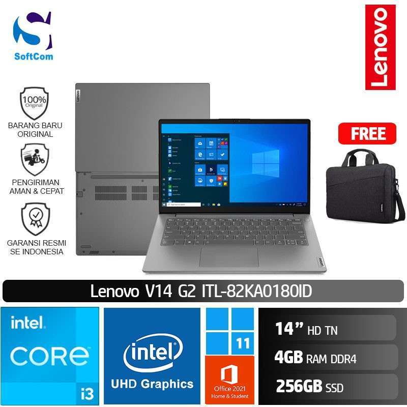 Promo Lenovo V G Itl Id Notebook Core I G Gb Gb Ssd Hd W Ohs Grey Diskon