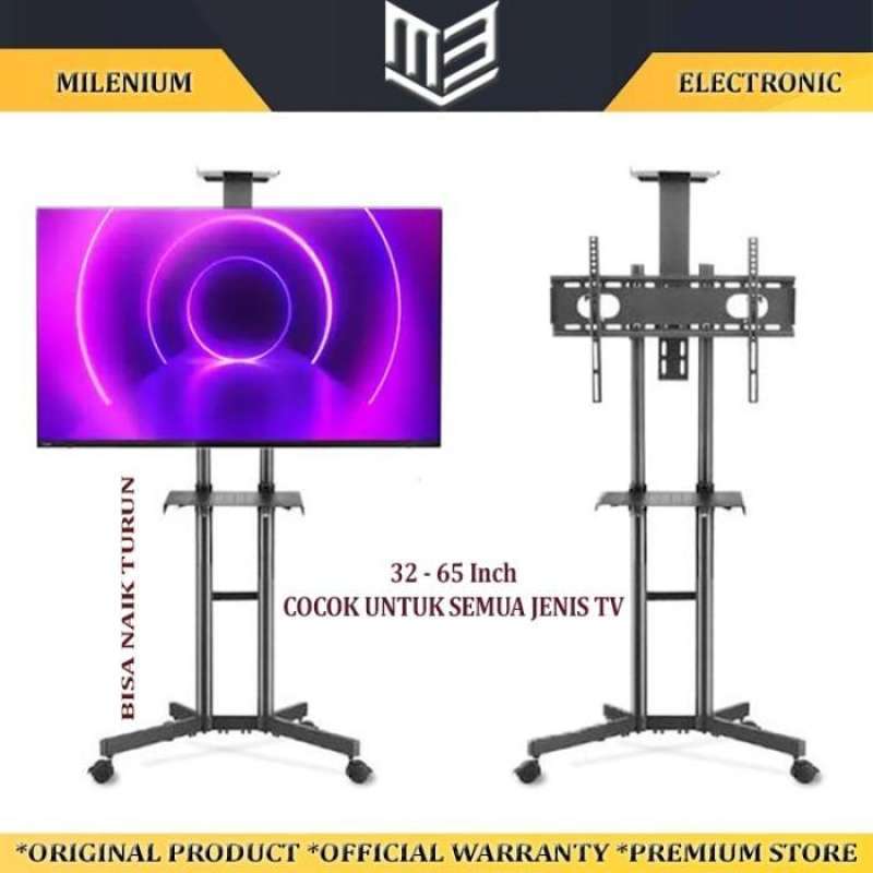Jual Standing Bracket TV 40 43 50 55 60 65 inch, Adjustable Stand TV ...