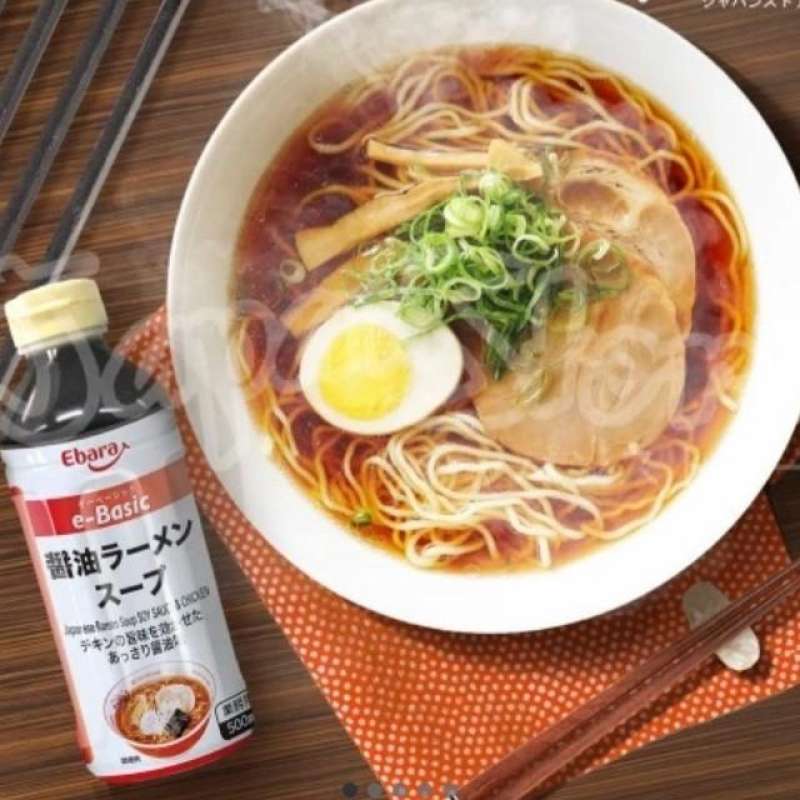 Jual Ebara E-basic Ramen Base Soup Broth 500ml Instant Chicken Shoyu ...