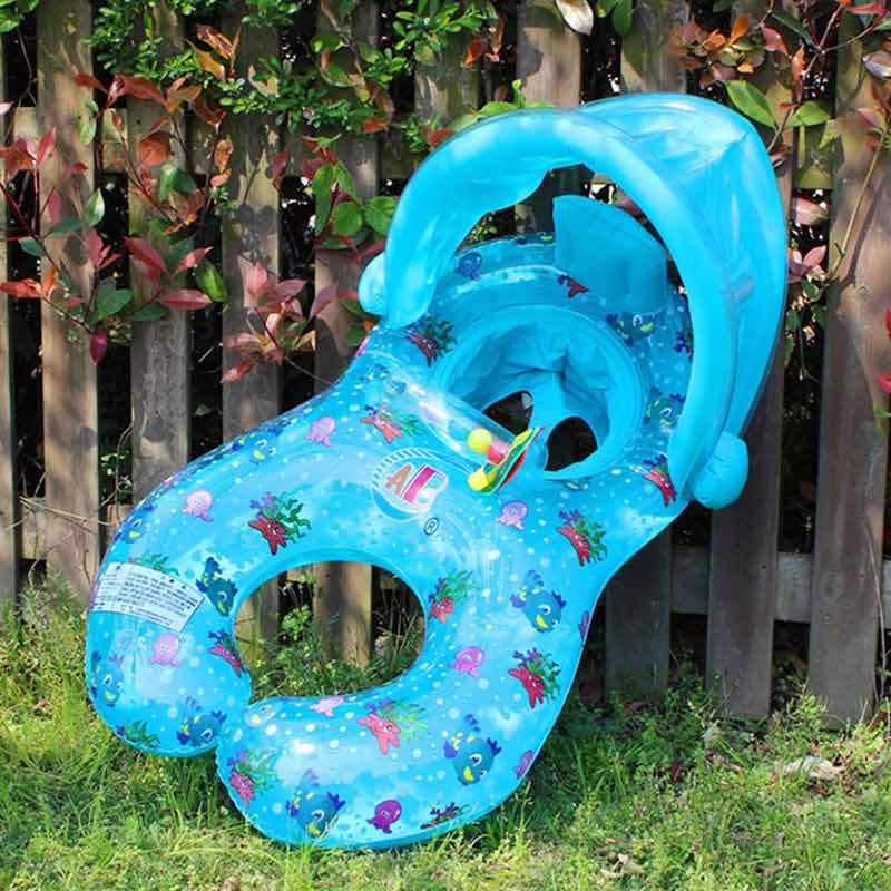 Jual IIT Baby Swimming Ring With Visor Mother And Children Swim Circle ...