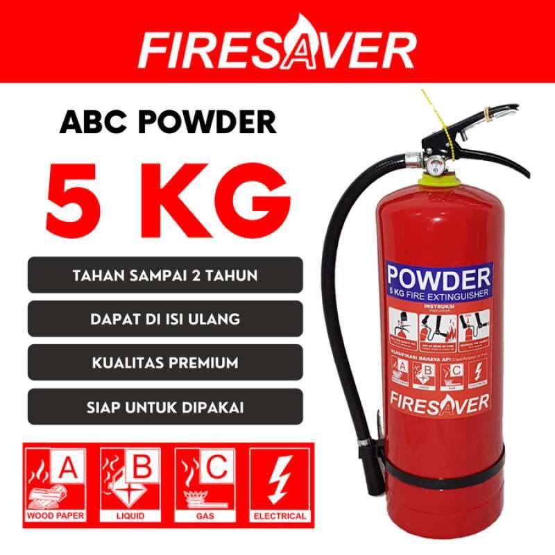 Promo Alat Pemadam Api Ringan 5 KG / APAR ABC Dry Chemical Powder ...