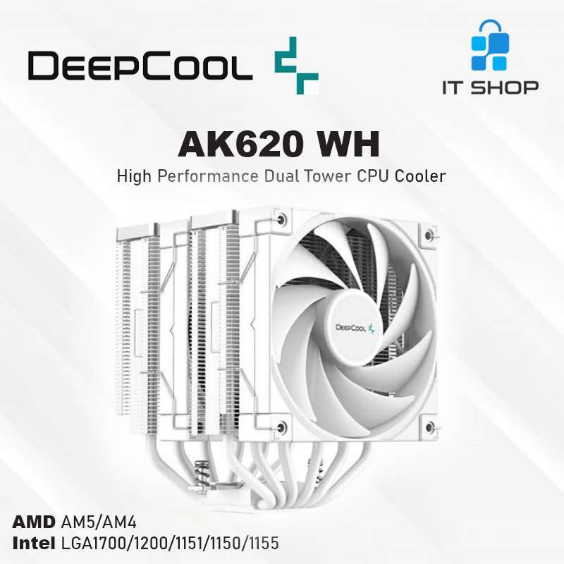 Jual DeepCool AK620 White High Performance Dual Tower CPU Cooler di ...