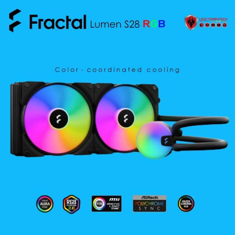 Jual FRACTAL DESIGN Lumen S28 RGB | 280mm AIO Liquid Cooler with A-RGB ...