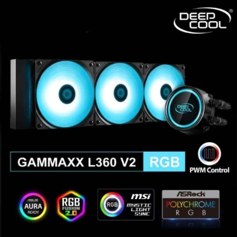 Jual Deepcool GAMMAXX L360 V2 RGB CPU Liquid Cooler for Intel & AMD di ...