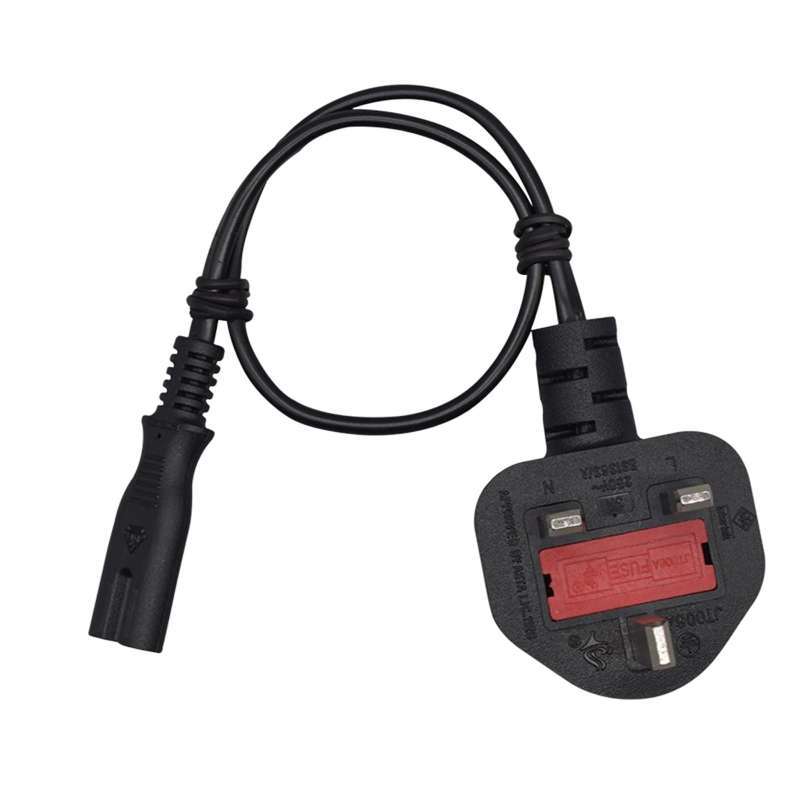Promo AC Power Cord IEC 320 C7 Female Plug BS1363 Male Connector for ...
