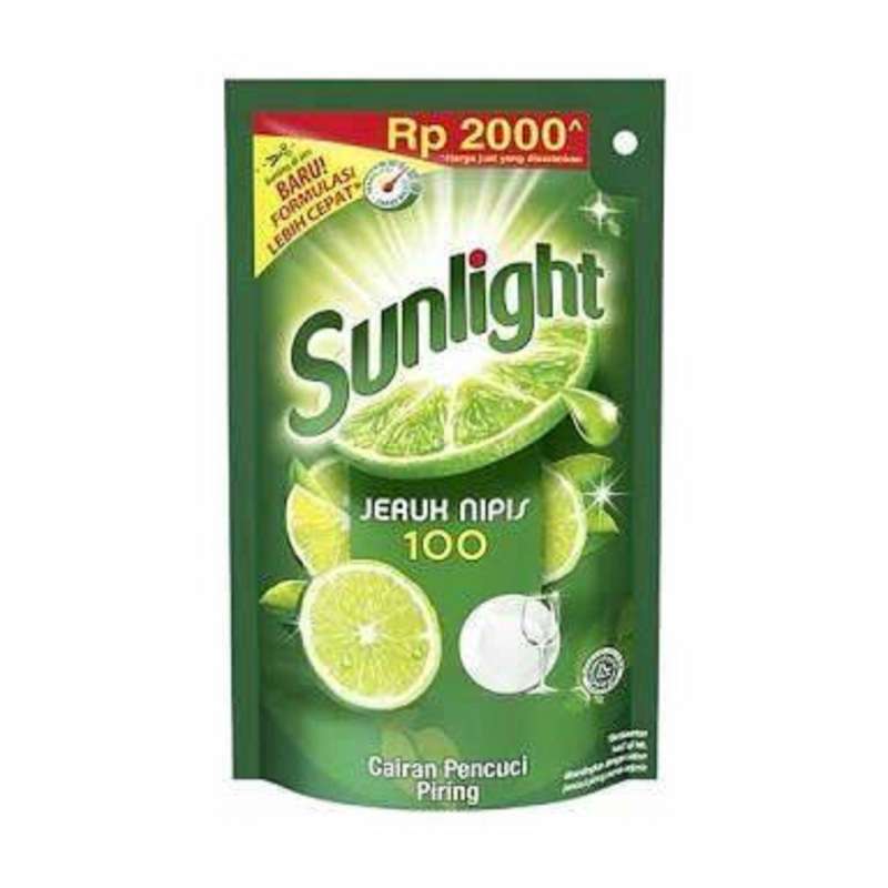 Jual SUNLIGHT Jeruk Nipis Sabun Cuci Piring [90 mL/ Refill] di Seller TOKO SEMBAKO TIGARAKSA ...