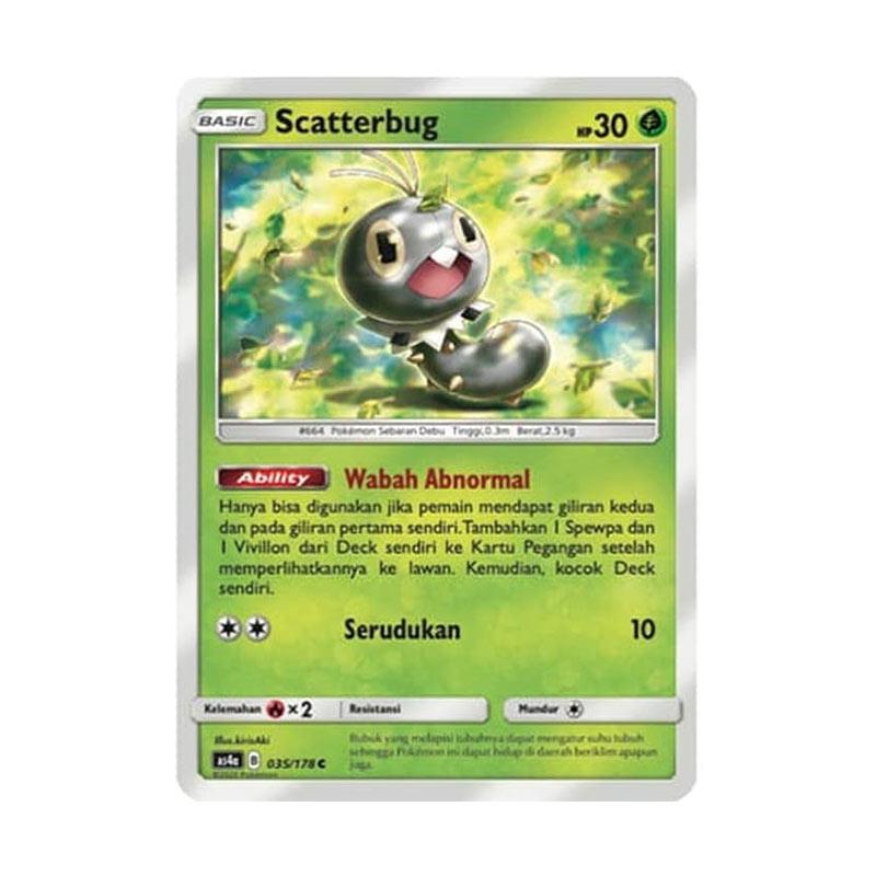 Jual Pokemon Scatterbug AS4a 035/178 C Card Game di Seller Cryotech ...