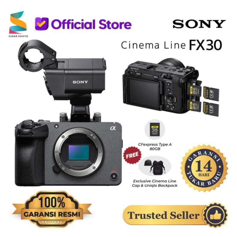 Jual Sony FX30 FX-30 Digital Cinema Camera with XLR Handle Unit - Sony FX30 di Seller Sinar ...