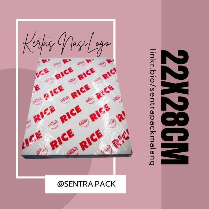 Jual Kertas Nasi Logo 22x28cm Kertas KFC Paperwrap sentrapackmalang ...