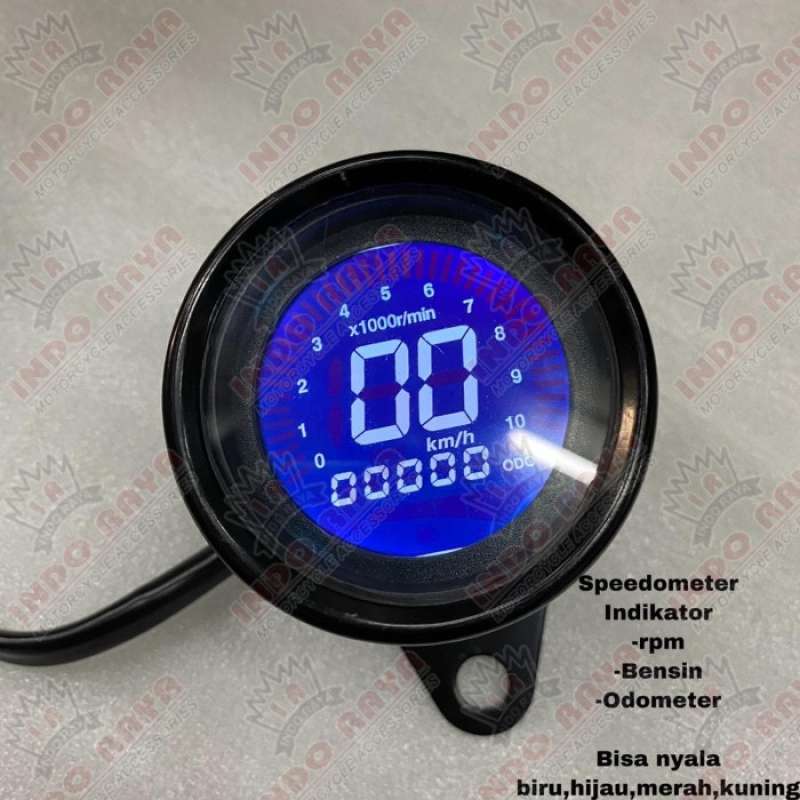 Promo Takometer Tachometer Speedometer Full Indikator Universal Diskon ...