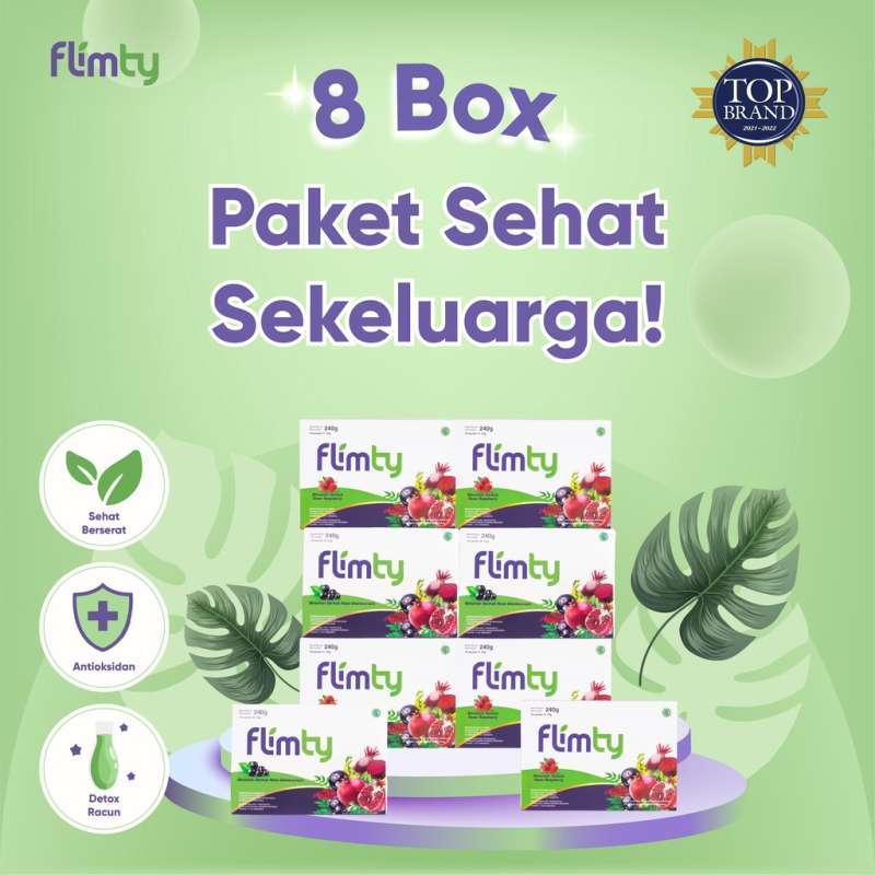 Promo Flimty Fiber - Paket Bundling 8 Box - Paket Sehat Sekeluarga ...