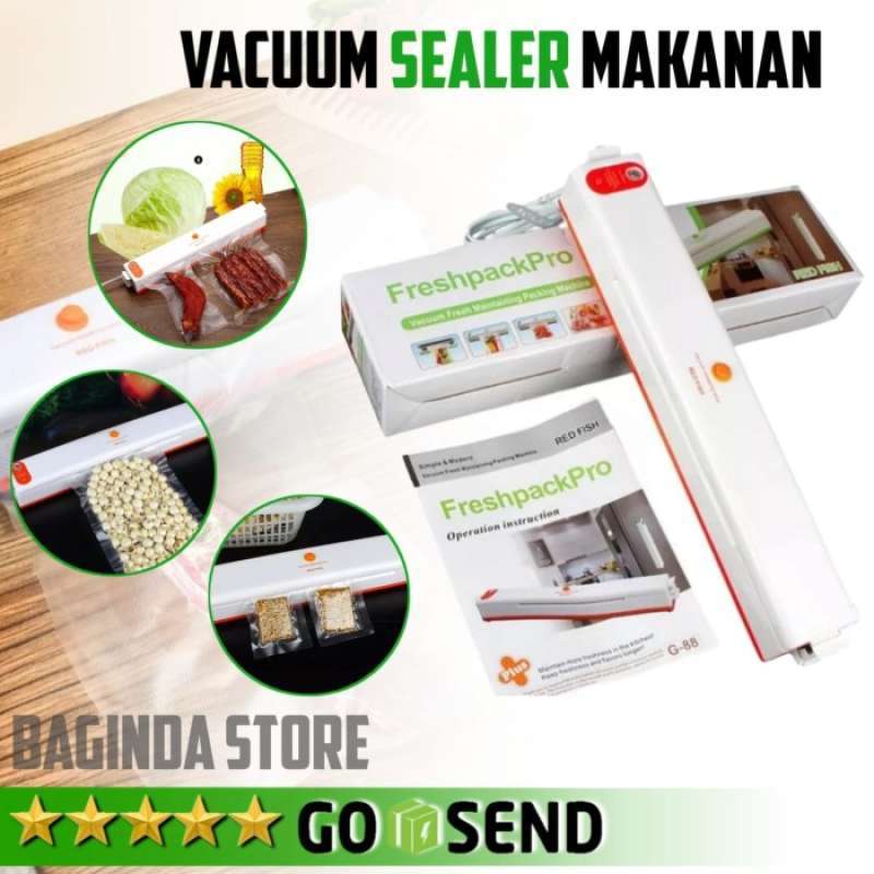 Jual Vacuum Sealer Makanan dan Sisa Makanan Food Packing Basah dan ...