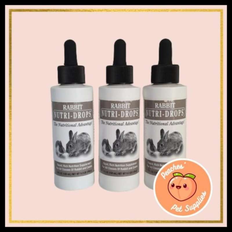 Jual PROMO VITAMIN - RABBIT NUTRI-DROPS 120ML HIGH QUALITY di Seller ...