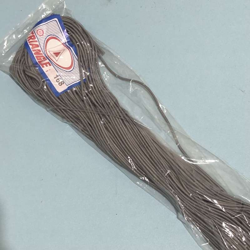 Jual Tali elastis bulat 2mm per roll /tali sengkelit elastis/tali karet ...