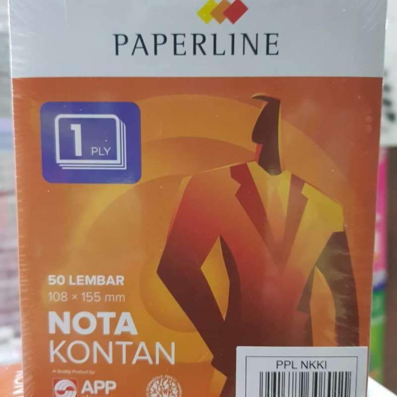 Jual Nota kontan PAPERLINE 1Ply 50 lbr isi 10 buku di Seller Sembilan ...