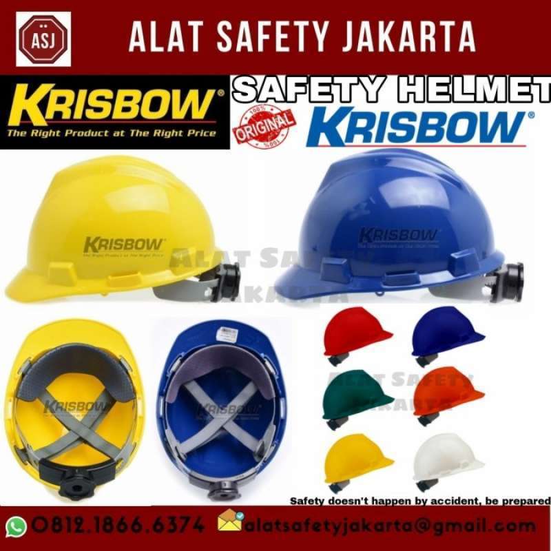 Jual Helm Safety Proyek Krisbow / Helm Proyek Krisbow di Seller aa ...