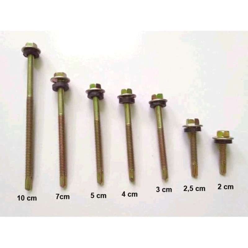 Jual Baut Roofing Baja Ringan Kanopi Atap - 2.5 Cm di Seller Adhi ...