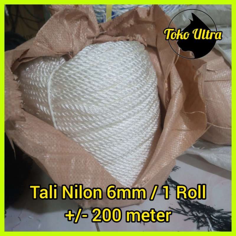 Jual Tali Nilon 6mm / Tambang Nilon 6mm / Tampar Nilon 6mm Di Seller ...