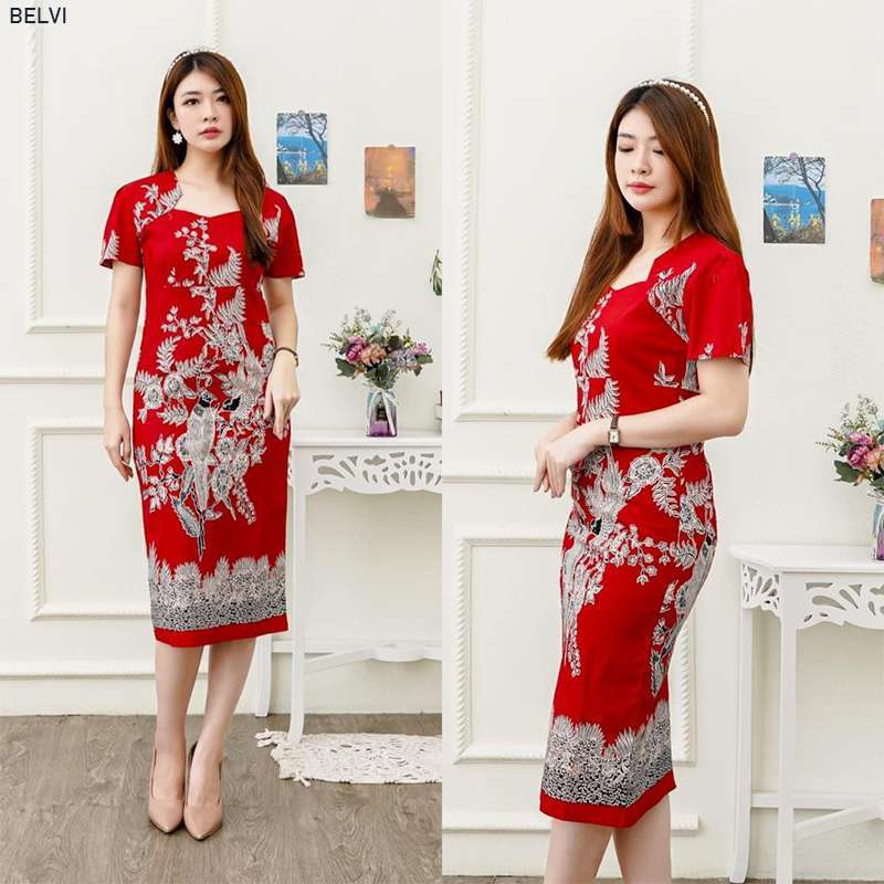 Model Dress Batik Pesta