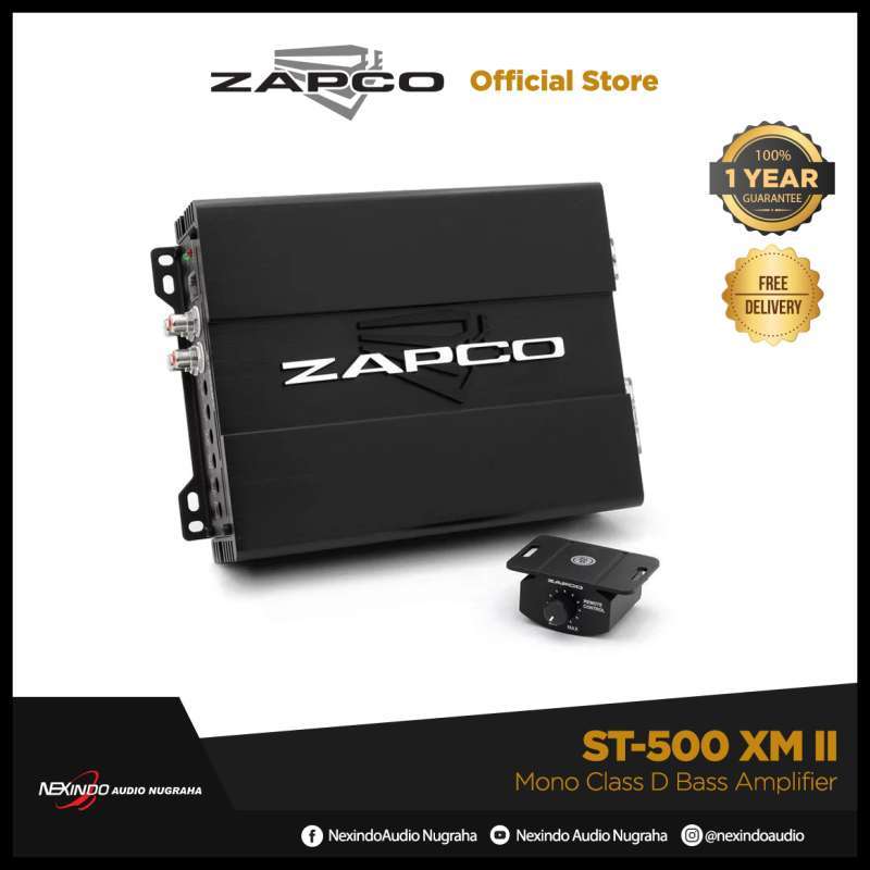 Jual Zapco ST 500 XM II Mono Class D Bass Amplifier 'Nexindo Official ...