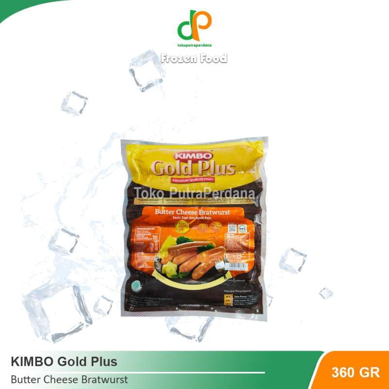 Jual Kimbo Gold Plus Butter Cheese Bratwurst [360 G] Di Seller Toko ...
