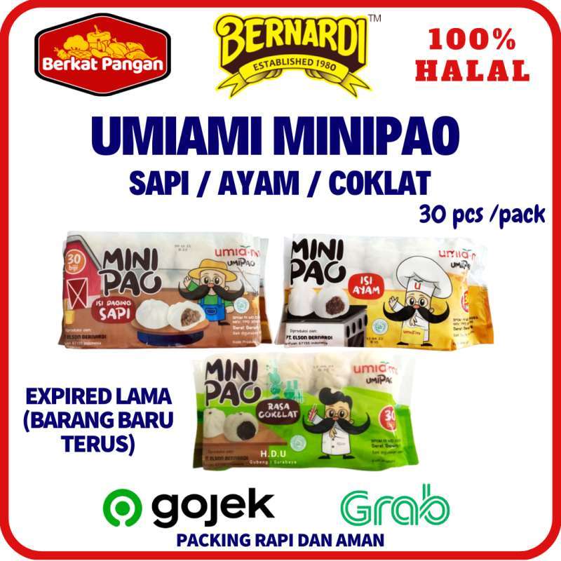 Jual UMIAMI Mini Pao Coklat Ayam & Sapi isi 30pcs Minipao - Ayam di ...