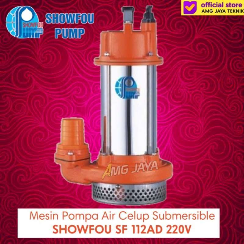 Jual Pompa Air Celup Stainless Submersible Pump 1hp 220v 3 Showfou Sf ...
