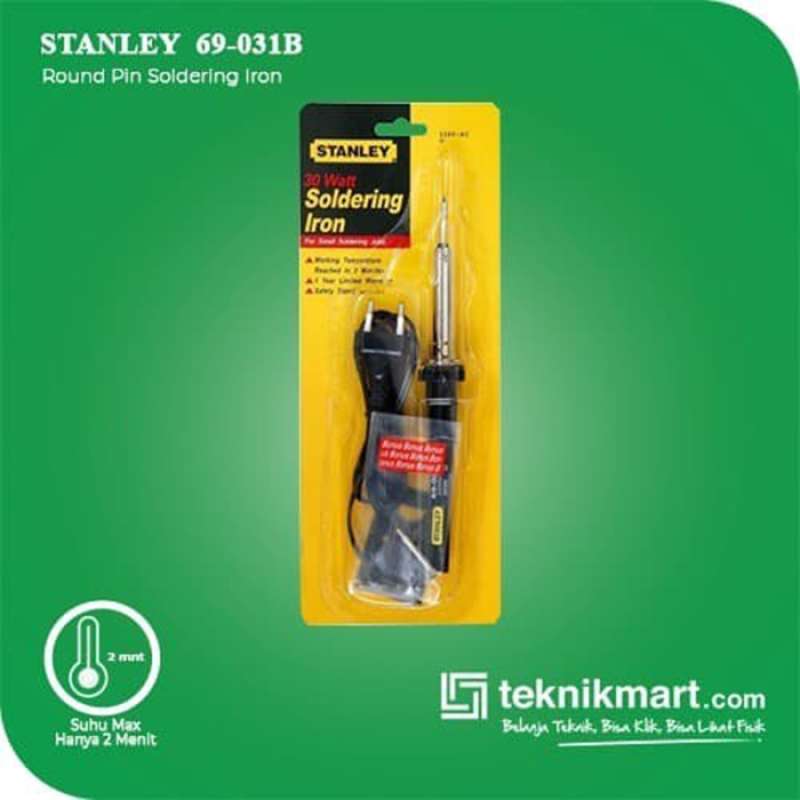 Promo Stanley Round Pin Soldering Iron / Solder Listrik 30watt 69-031b ...