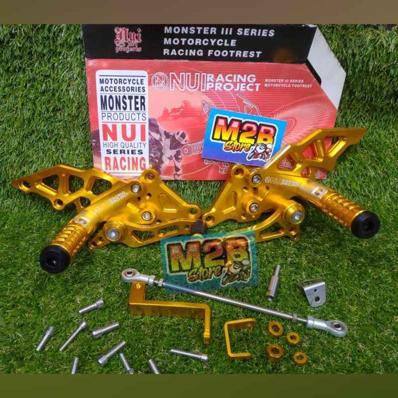 Jual Underbone Footstep Nui Monster Cnc Ninja 150 R Rr Model Lipat ...