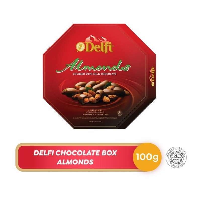 Jual Delfi Choco Box Almond 100 g di Seller vicshoes - Kota Tangerang ...