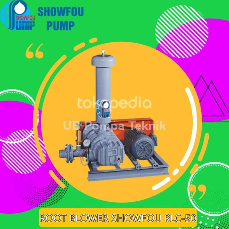Jual Root Blower Showfou Rlc-50 Three Lobes 4kw 5hp 380v 50hz Showfou ...
