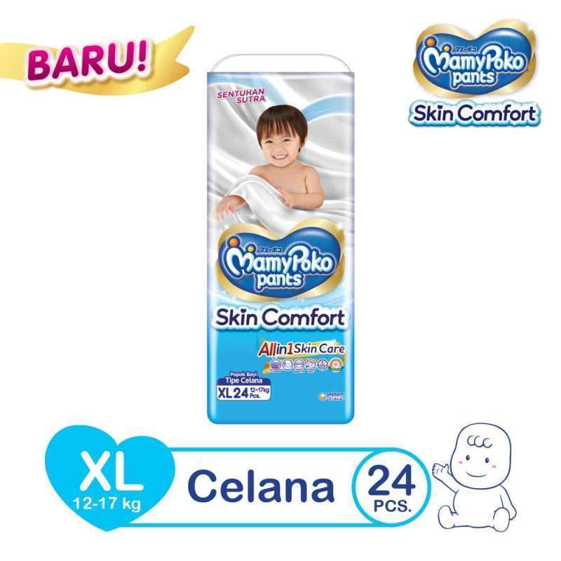 Jual MamyPoko Pants Skin Comfort XL-24 Popok Celana di Seller ...