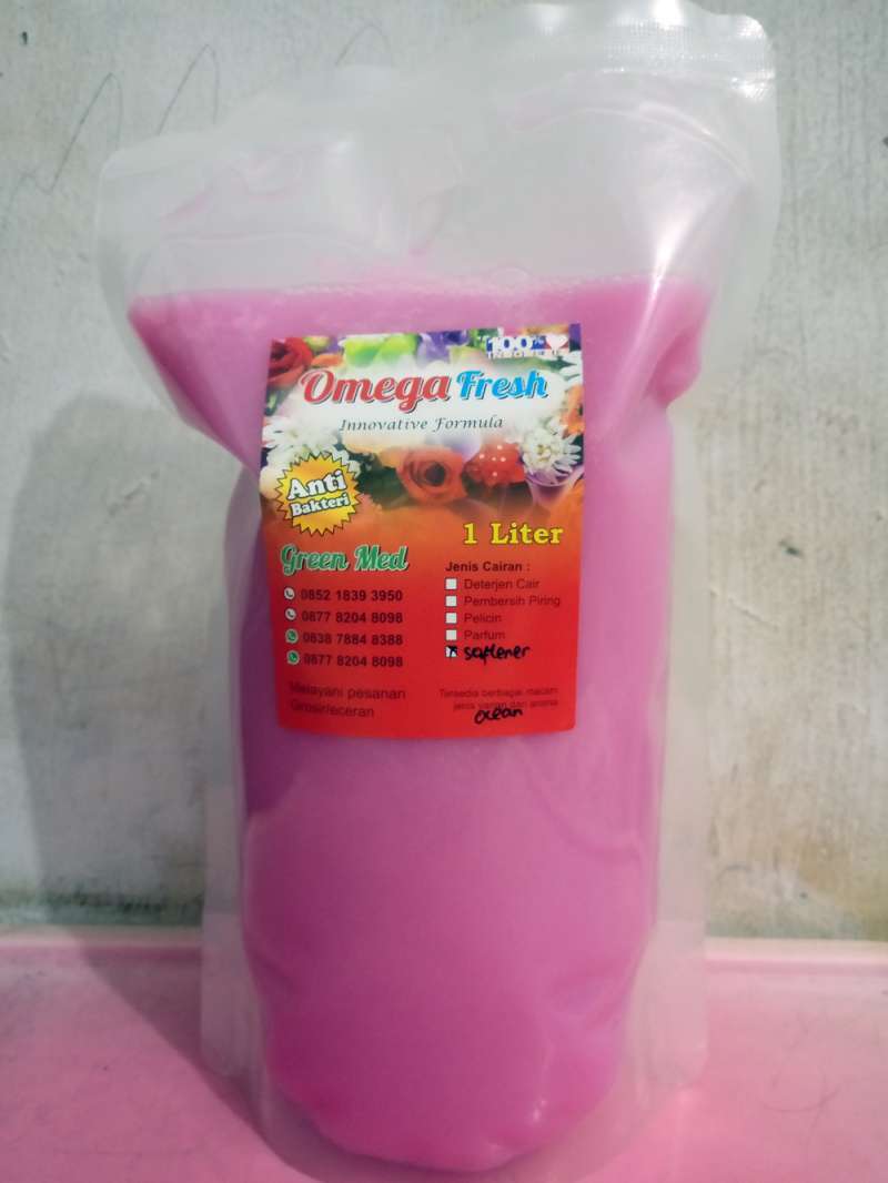 Jual Omega Fresh Softener Laundry Ocean Pelembut dan Pewangi Pakaian [1 ...