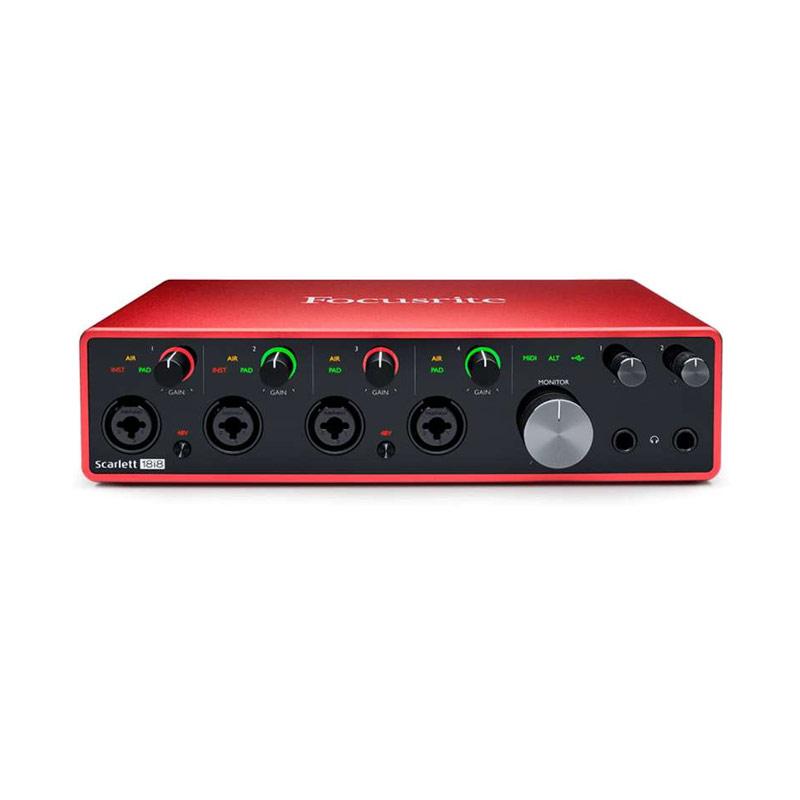 Jual Focusrite Scarlett 18i8 3rd Gen USB Audio Interface Soundcard ...