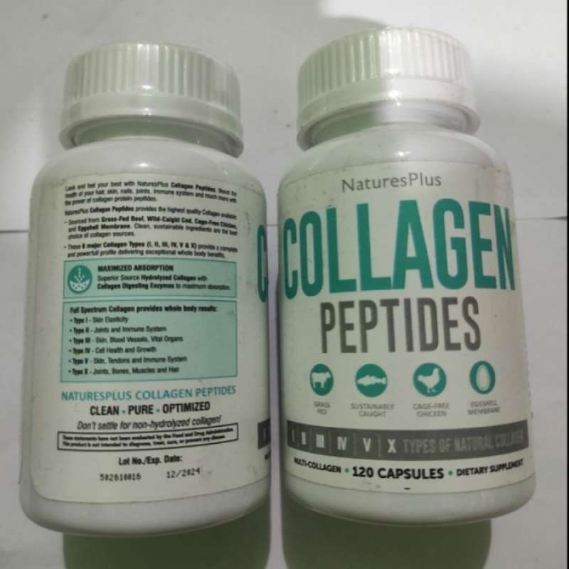 Promo natures plus collagen peptides multi collagen 120capsules Diskon ...