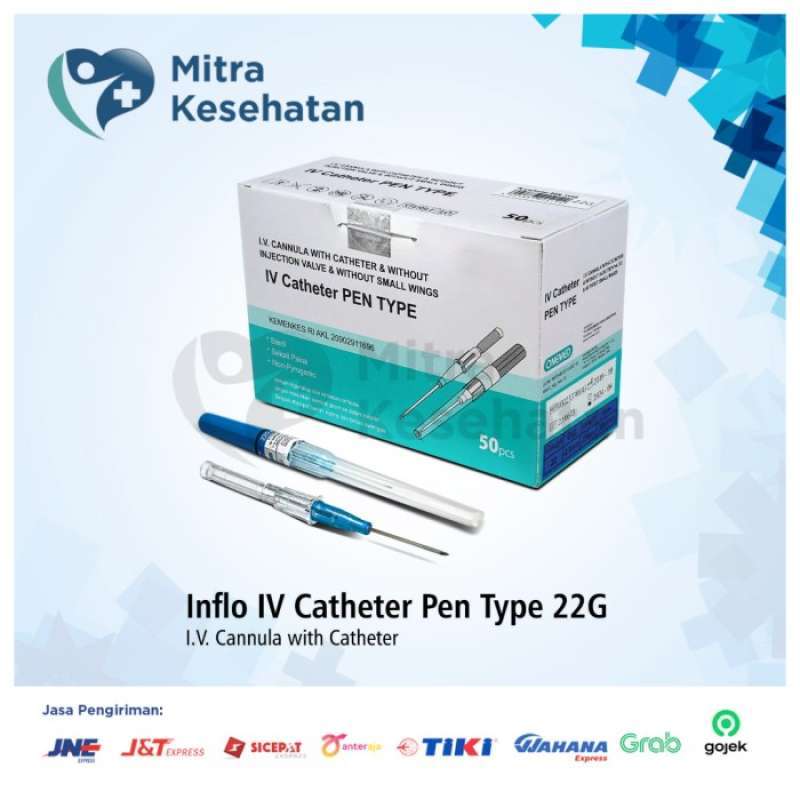 Promo Onemed Jarum Infus Inflo Iv Catheter 24G X 19mm - Multivariasi ...