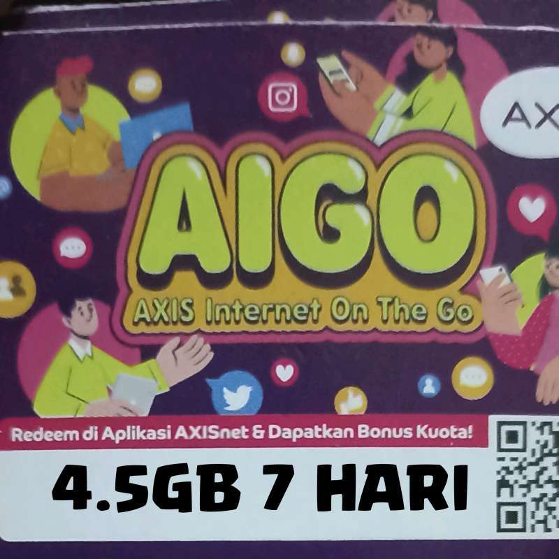 Jual Voucher Axis 4.5GB 7 Hari di Seller Fahmimuntoya - Kab. Indramayu ...